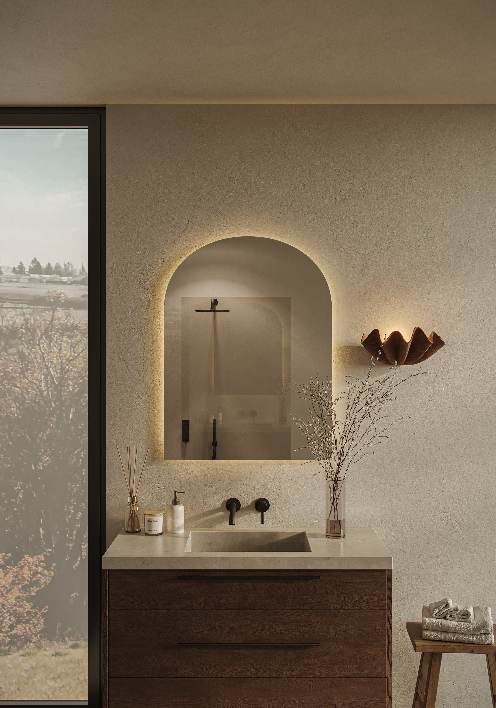 Single Vanity Arch - The Framing Project