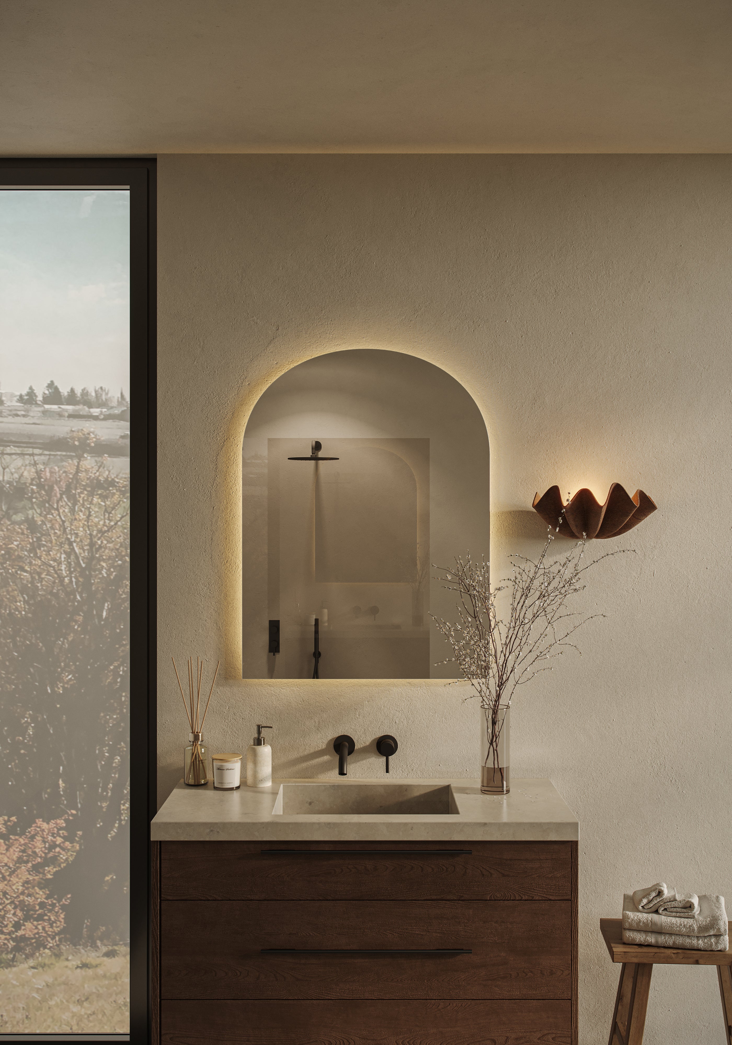 Single Vanity Arch - The Framing Project