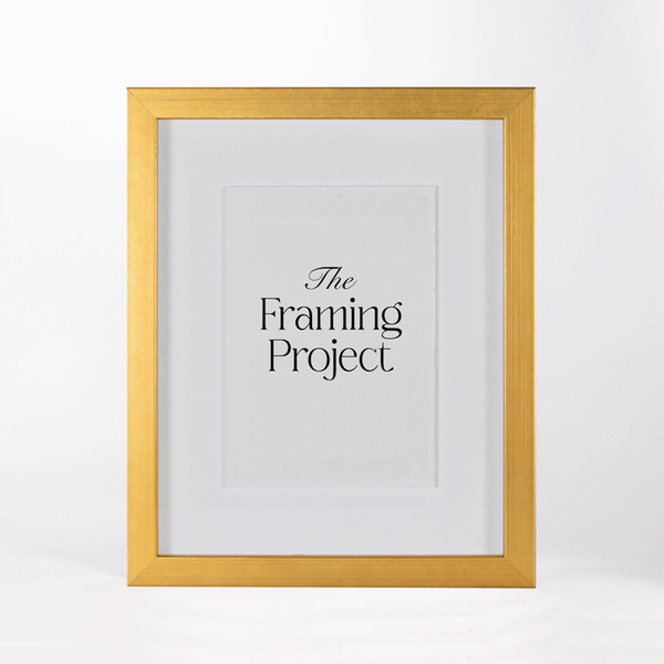 Gold Shadow Box Frame For A5 Artwork With Non Reflective Art Glass - I ...
