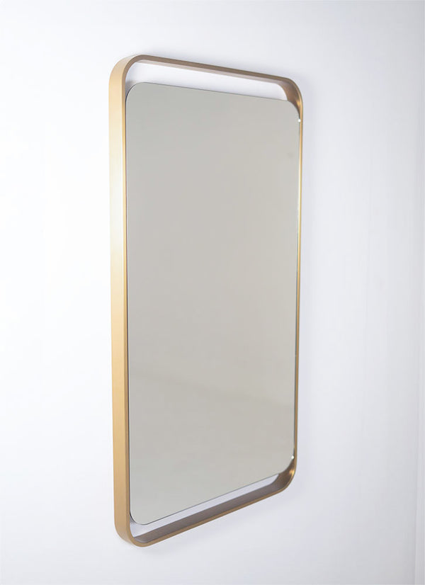 Lisbon Brass Radius Mirror - The Framing Project