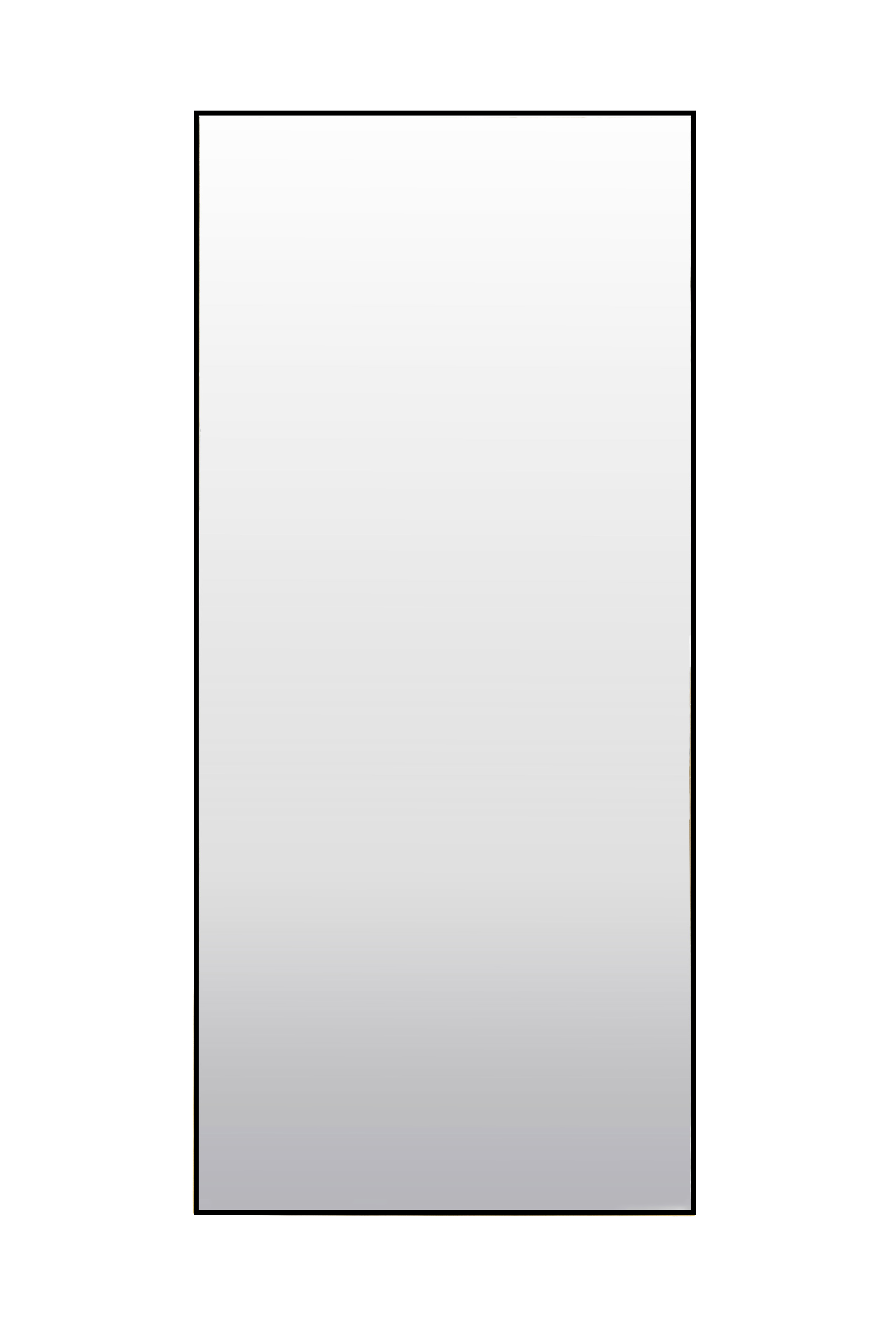 London Black Standing or Wall hung Mirror - 50x150cm - The Framing Project