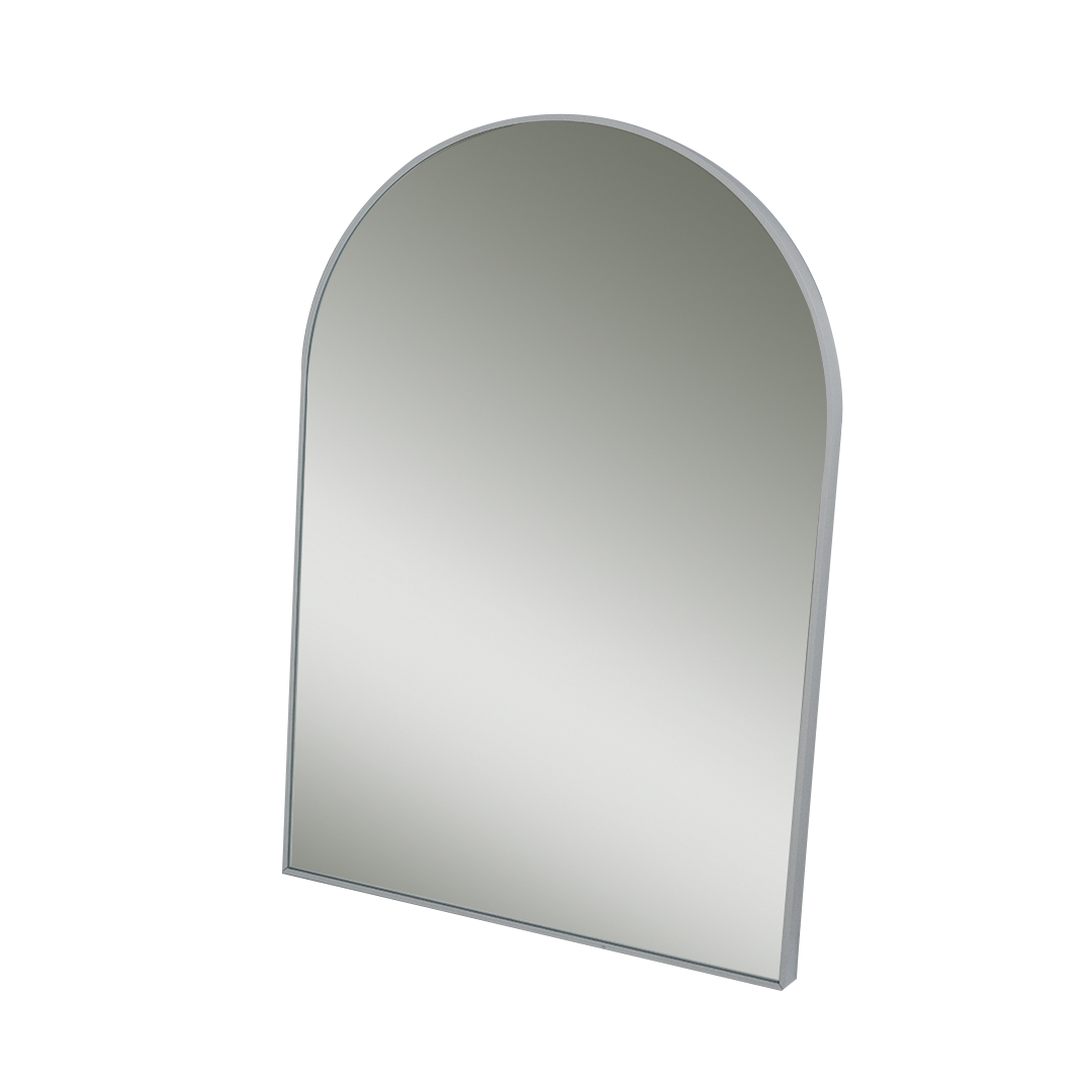 Pisa White Metal Arch Mirror - 500x800mm - The Framing Project