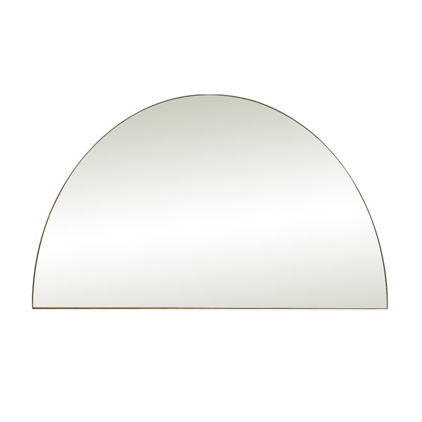 Oversized Arched Brass Framed Mirror - The Framing Project