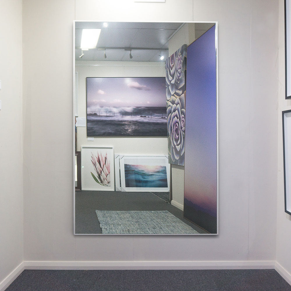 Slim Edge Mirror White – 55mm Frame - The Framing Project