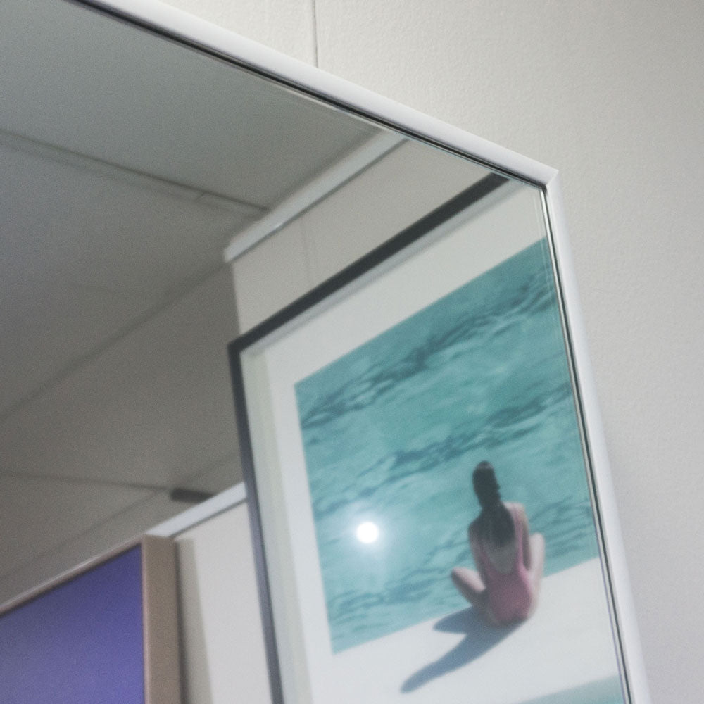 Slim Edge Mirror White – 55mm Frame - The Framing Project