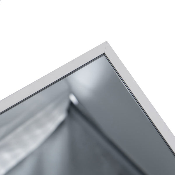 Slim Edge Mirror White – 30mm Frame-Mirror Builder - The Framing Project